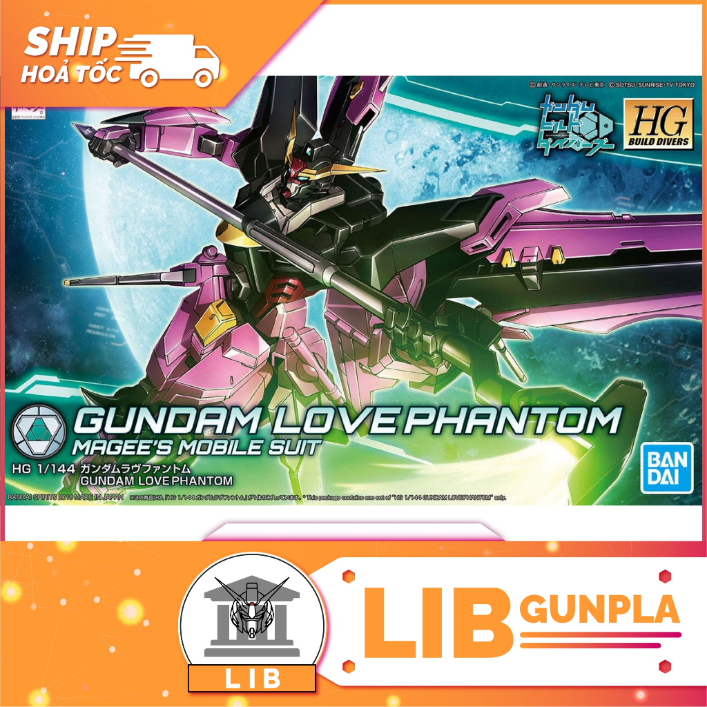 Mô hình lắp ráp Gundam HG BD Gundam Love Phantom | Shopee Việt Nam