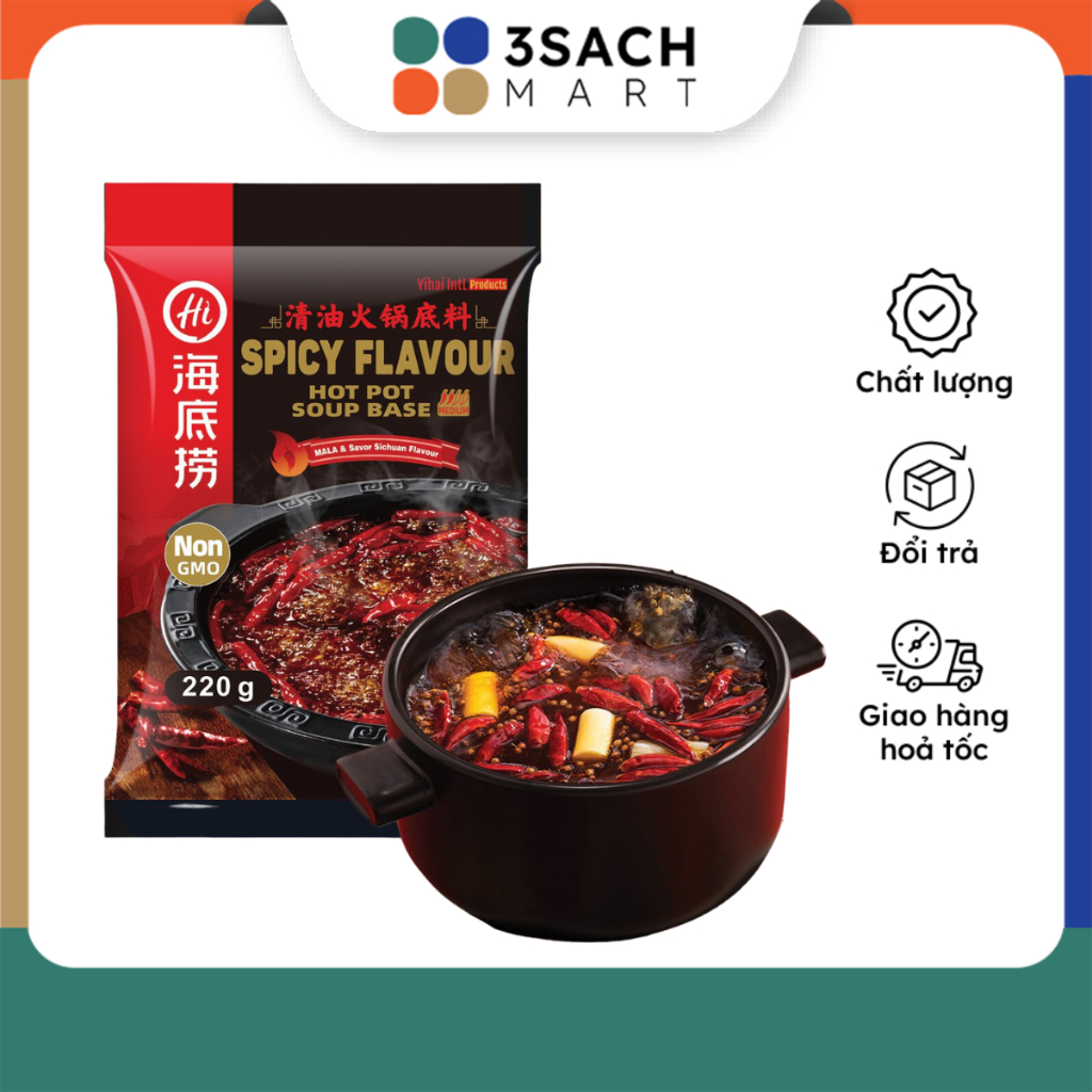 Cốt Lẩu Cay Mala Tứ Xuyên Haidilao 220g | Shopee Việt Nam