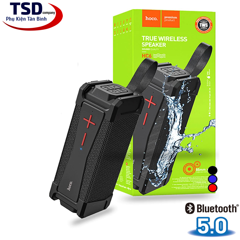 Loa Bluetooth Hoco HC6 Chính Hãng V5.0 TWS Chống Nước IPX5 | Shopee ...