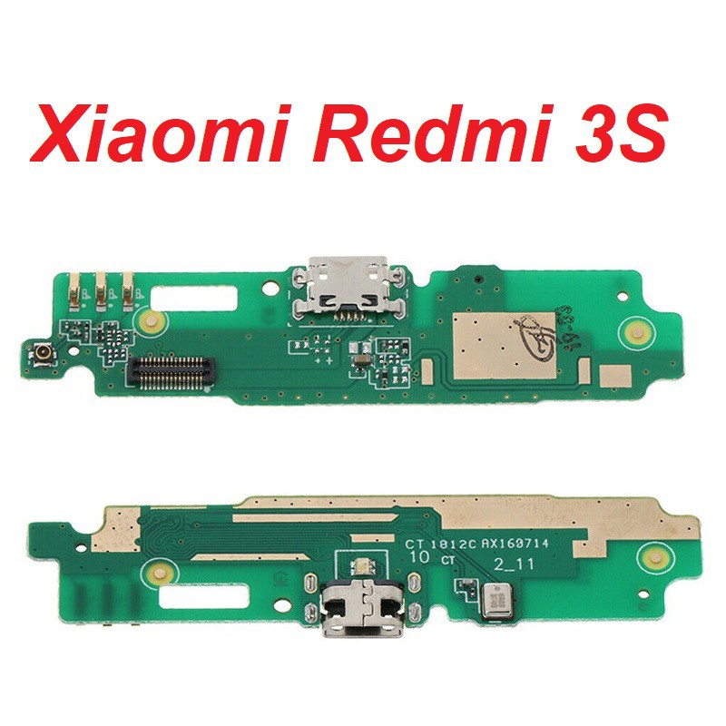 Cụm mạch sạc XIAOMI Redmi 3S kèm micro jack tai nghe charger port usb ...