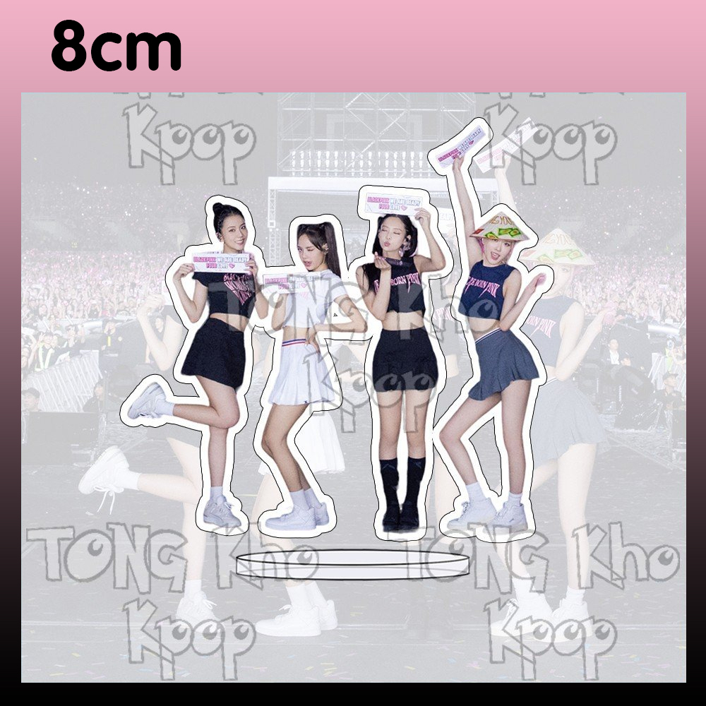 (8CM) Standee Black.pink ver Born Pink Hà Nội Việt Nam Lisa Jisoo ...