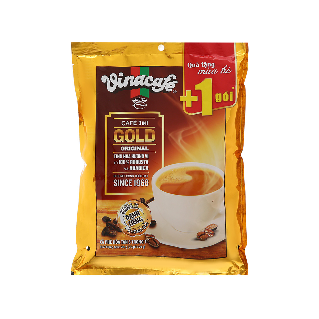 Cà phê sữa VinaCafé Gold Original 500g | Shopee Việt Nam
