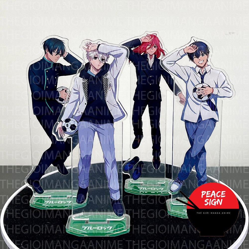 Mô hình Standee BLUE LOCK ver NẰM ĐỒNG PHỤC HỌC SINH anime chibi tượng ...