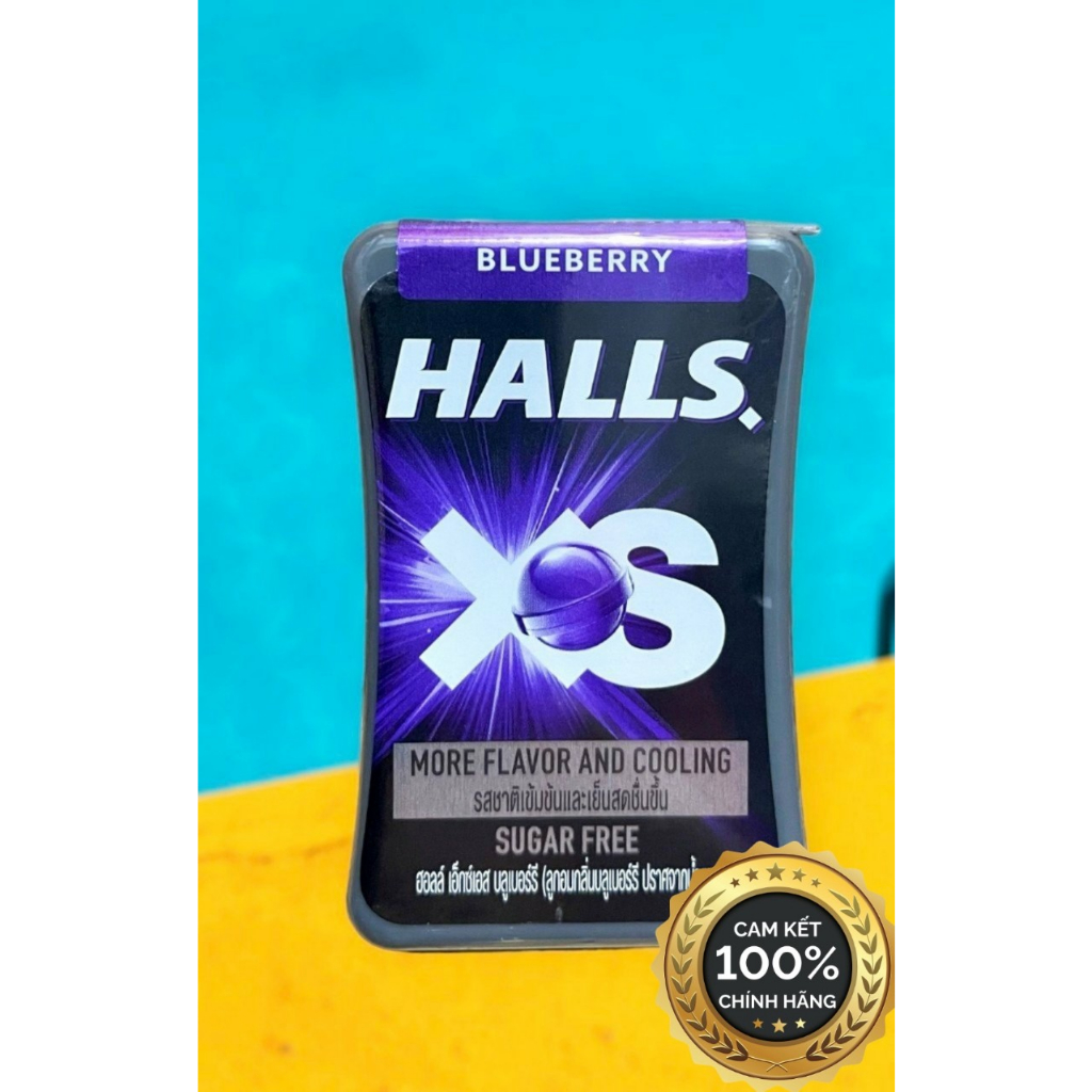 (12 Vị) Kẹo Ngậm Halls Xs Không Đường Giúp Thơm Miệng,Gỉam Ho,Đau Họng ...