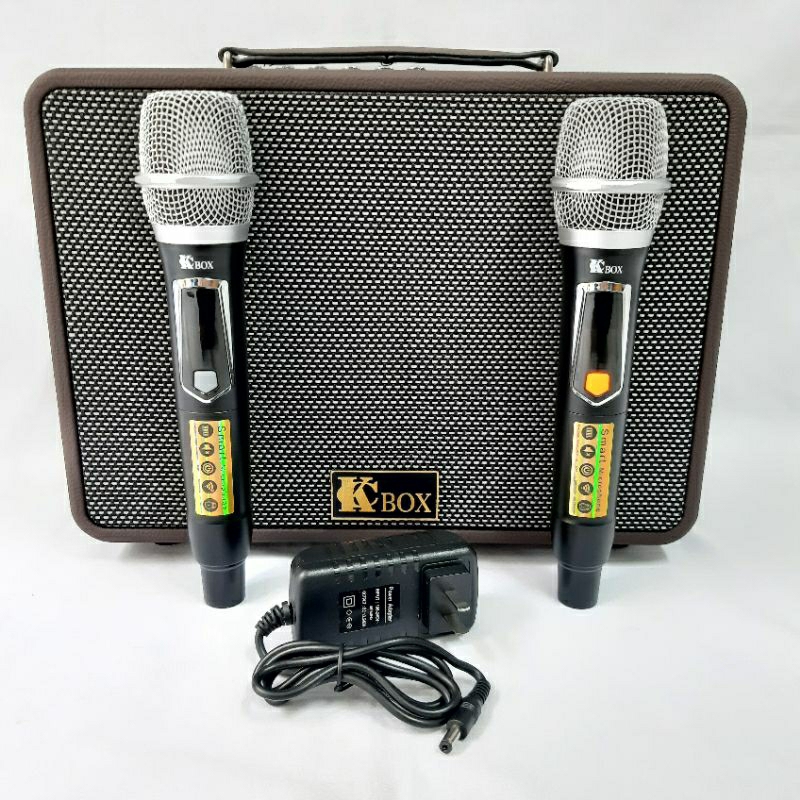 LOA KARAOKE DI ĐỘNG 2 MICRO (KC BOX) | Shopee Việt Nam