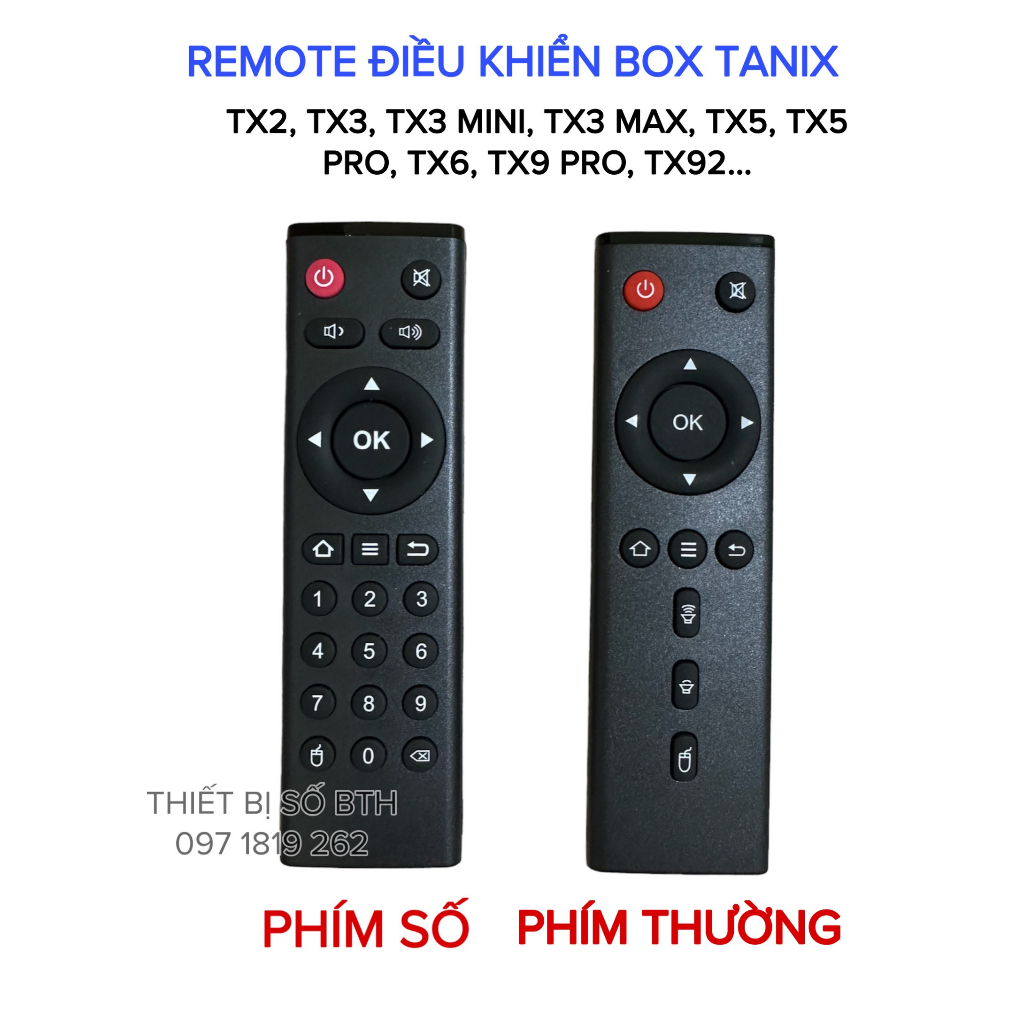 [Chính hãng] Remote Điều Khiển Android TV Box TANIX: TX3 Mini, TX3 Max ...