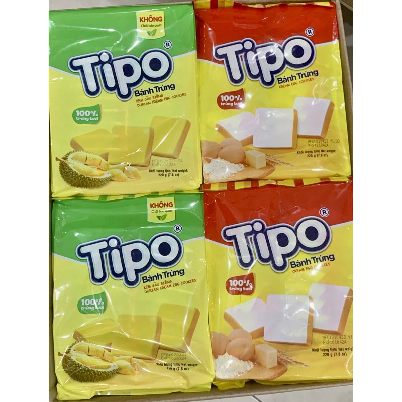 Tipo - Bánh Trứng Giá Tốt, Chính Hãng, Đảm Bảo | Shopee Việt Nam