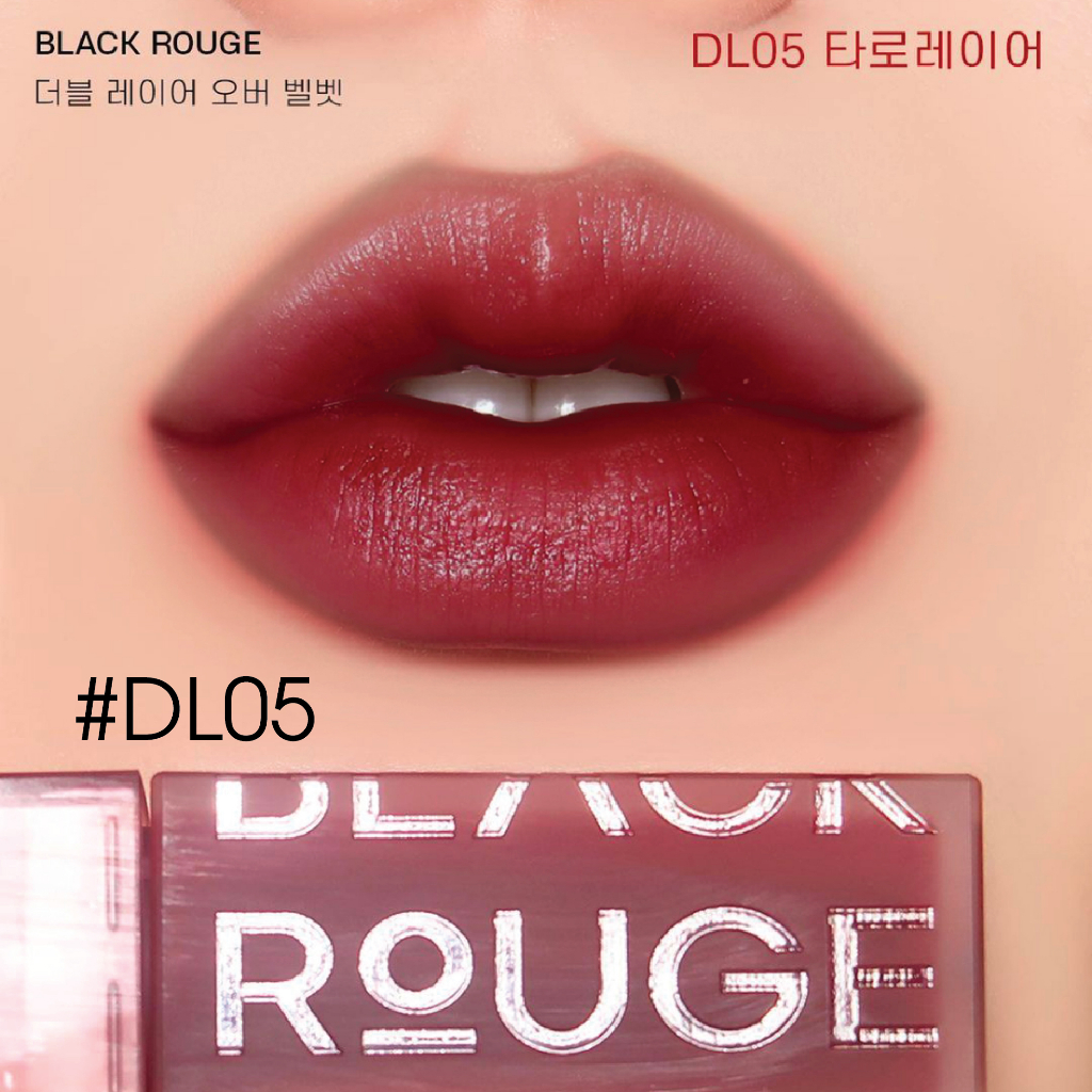 Son Black Rouge Double Layer Over Velvet DL01 - DL14 | Shopee Việt Nam