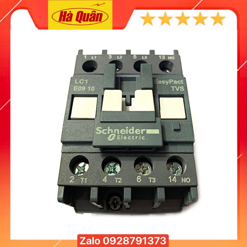 Khởi động từ 9A, LC1E0910 Schneider các điện áp (24V-220V-380V ...