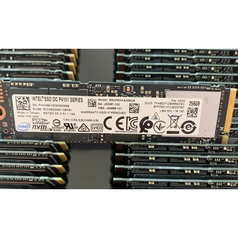 Ổ cứng SSD M2 nvme gen3x4 Intel P4101 256gb ( tháo máy 99%) | Shopee ...