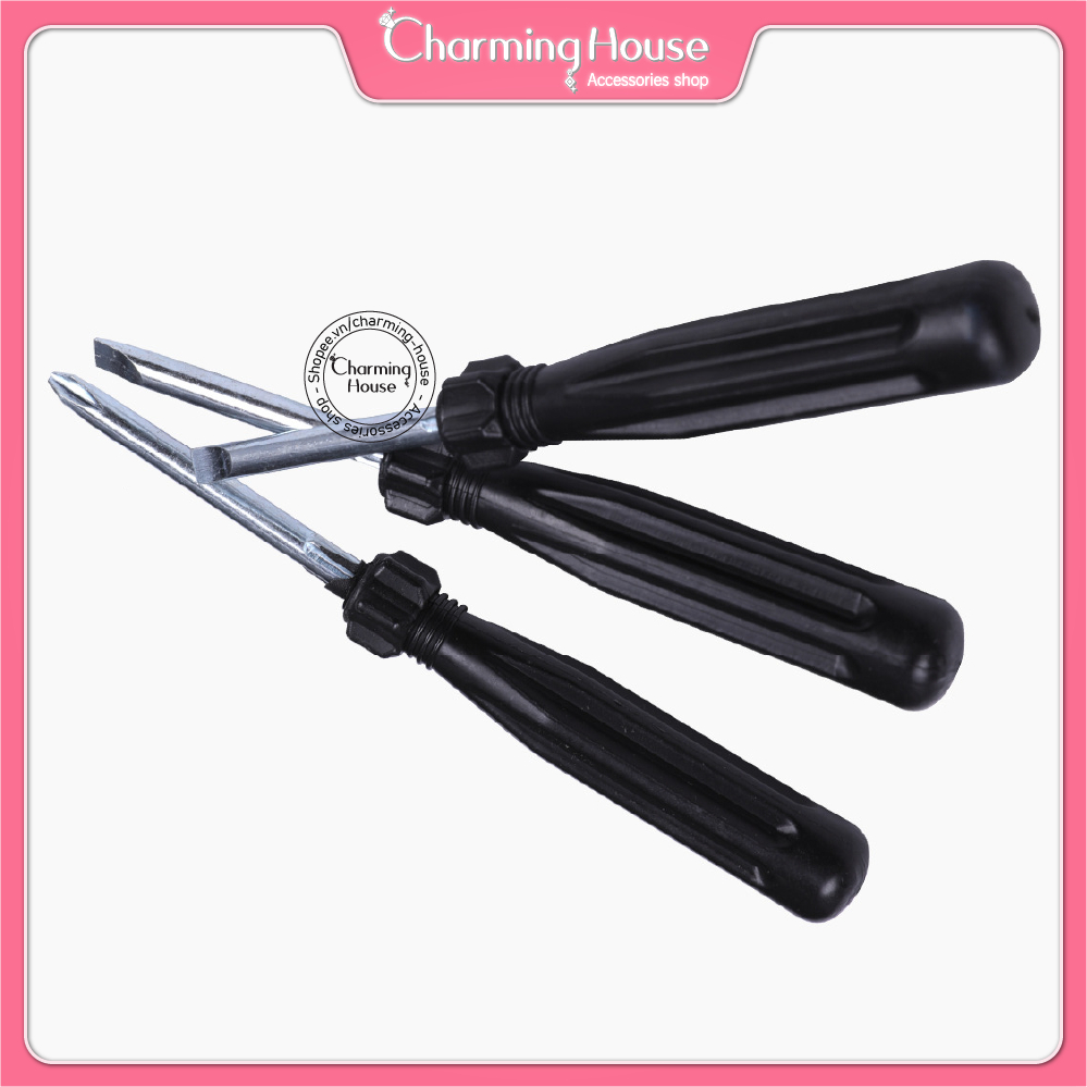 Tua vít mini 2 đầu lắp kệ mica, sửa laptop, máy tính, bàn phím, tháo ổ ...