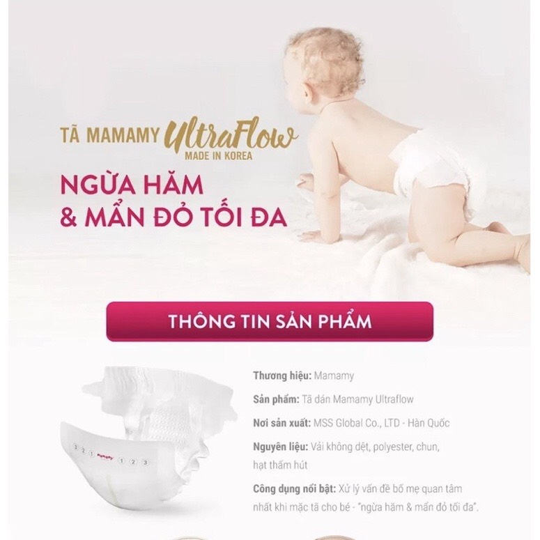 Tã bỉm Mamamy Ultraflow ngừa hăm & mẩn đỏ tối đa | Shopee Việt Nam