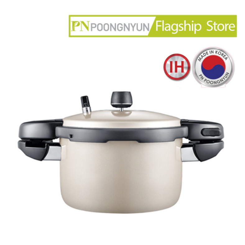 Nồi áp suất nhôm Hard Anodizing IH hiệu PN BEDPC-06(IH) [3.5L] | Shopee Việt Nam