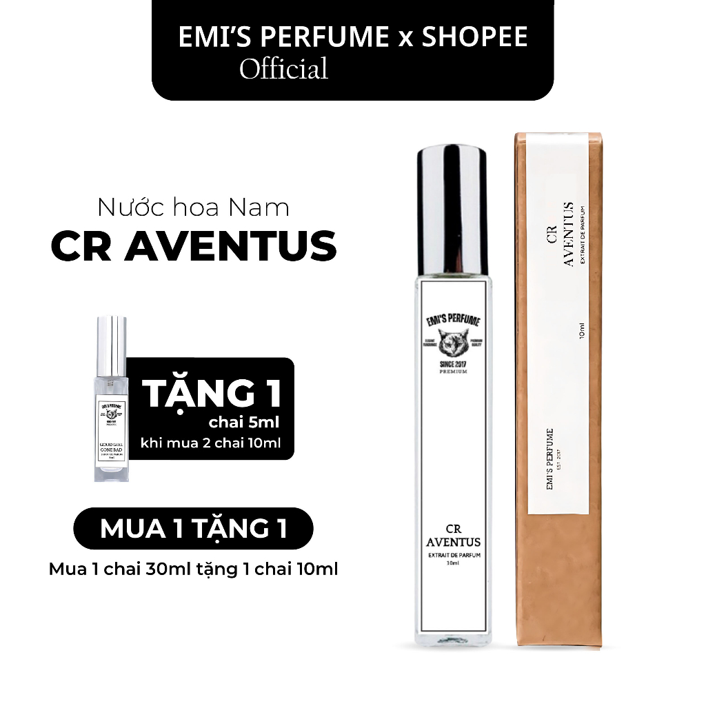 Nước hoa tinh dầu CR AVENTUS 10ML cao cấp lưu hương 12h+ extrait de parfum| EMI'S PERFUME ...