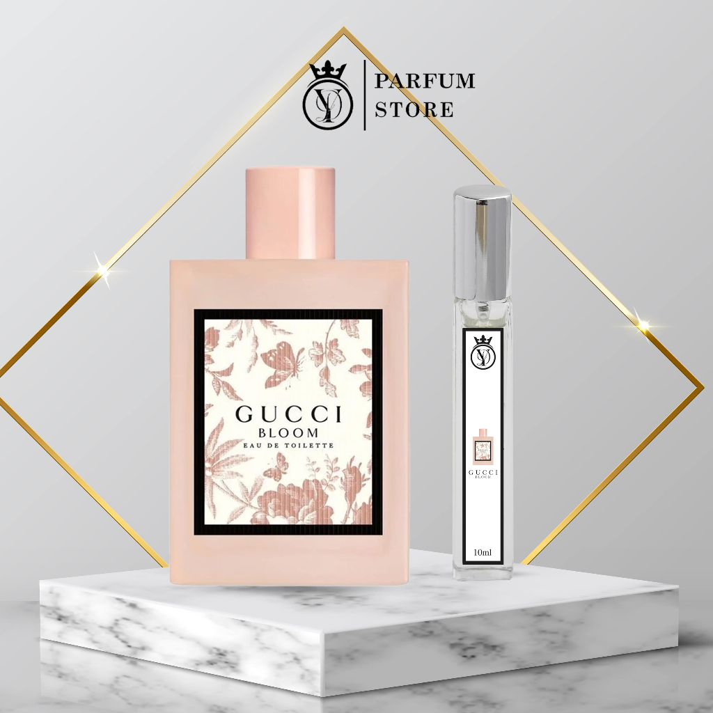 Nước hoa Gucci Bloom chính hãng Eau de Parfum For Her 10ml dầu thơm hương hoa nhài tinh tế, lưu ...