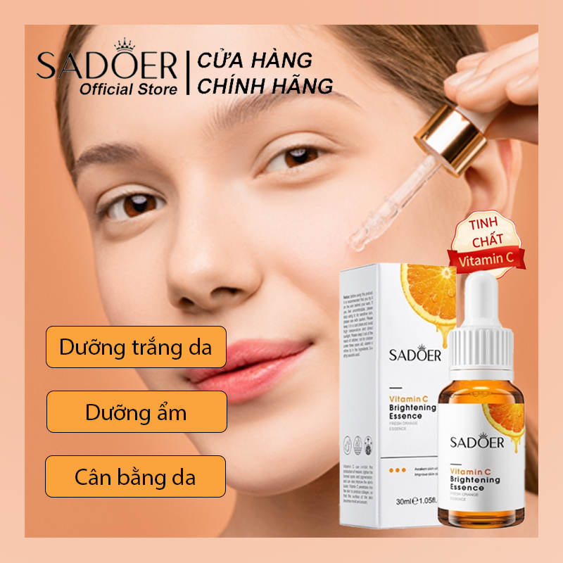 [ Chính Hãng Sadoer] Serum dưỡng da Vitamin C 30ml bổ sung các loại dưỡng chất thiên nhiên dưỡng ...