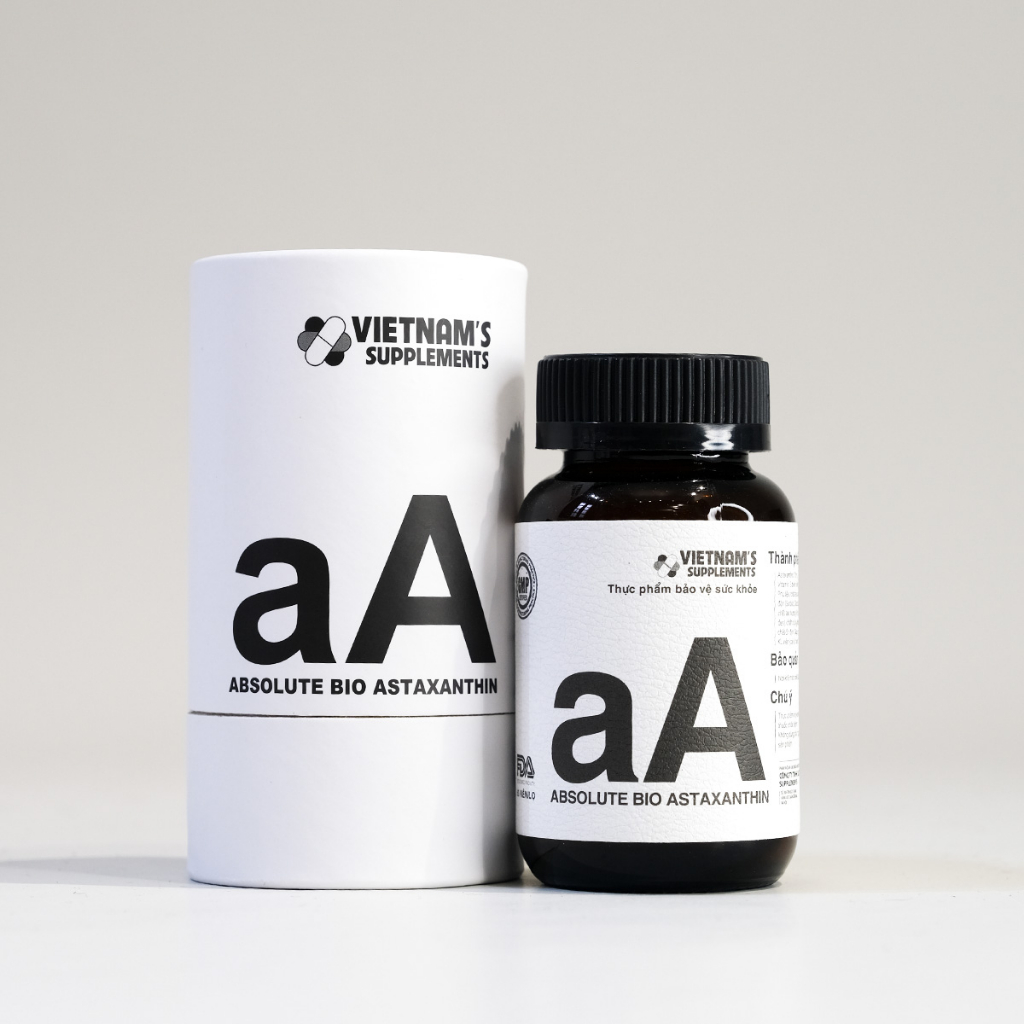 Viên uống hỗ trợ làm đẹp da Absolute Bio Astaxanthin 60 viên/lọ - VN ...