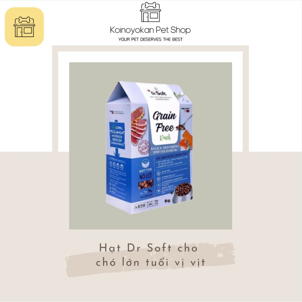Thức ăn hạt mềm dành cho chó DR. SOFT (Hàn Quốc) | Shopee Việt Nam