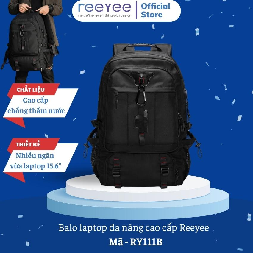 Balo laptop REEYEE đa năng cao cấp mã RY111B, ngăn chứa đồ rộng rãi đi ...