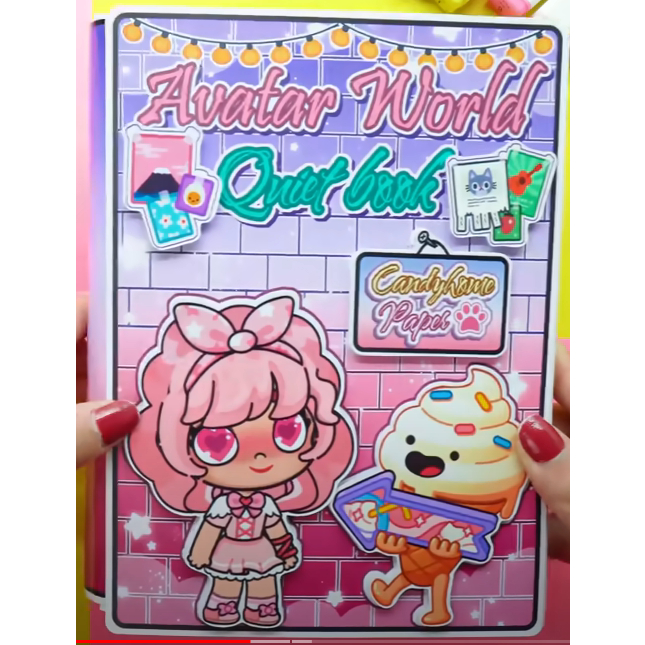 (mới)#73 Avatar World Characters, nhà búp bê giấy - Candyhome Paper ...