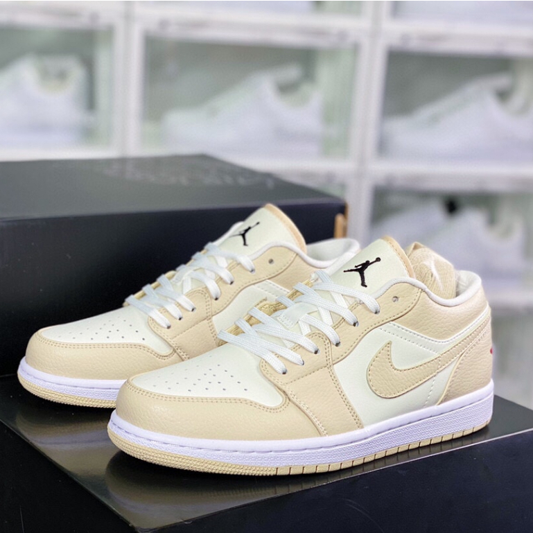 Giày Air Jordan 1 Low Sail Rattan - Fullbox | BẢN CAO CẤP - Kèm dây ...