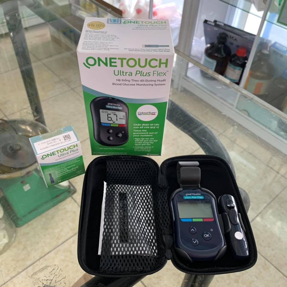 Máy đo đường huyết / thử tiểu đường OneTouch Ultra Plus Flex (Johnson ...