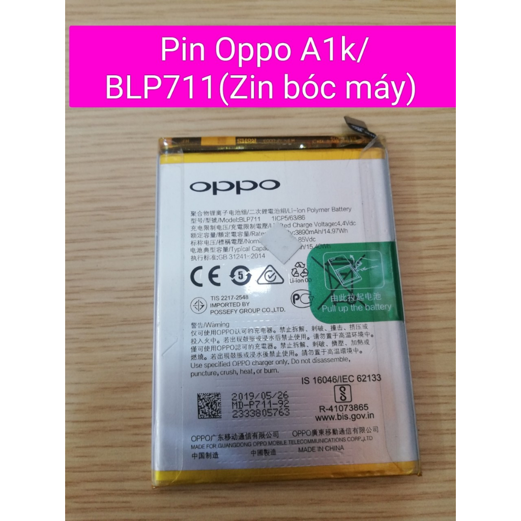 Pin BLP711/A1k OPPO (zin Bóc máy) | Shopee Việt Nam