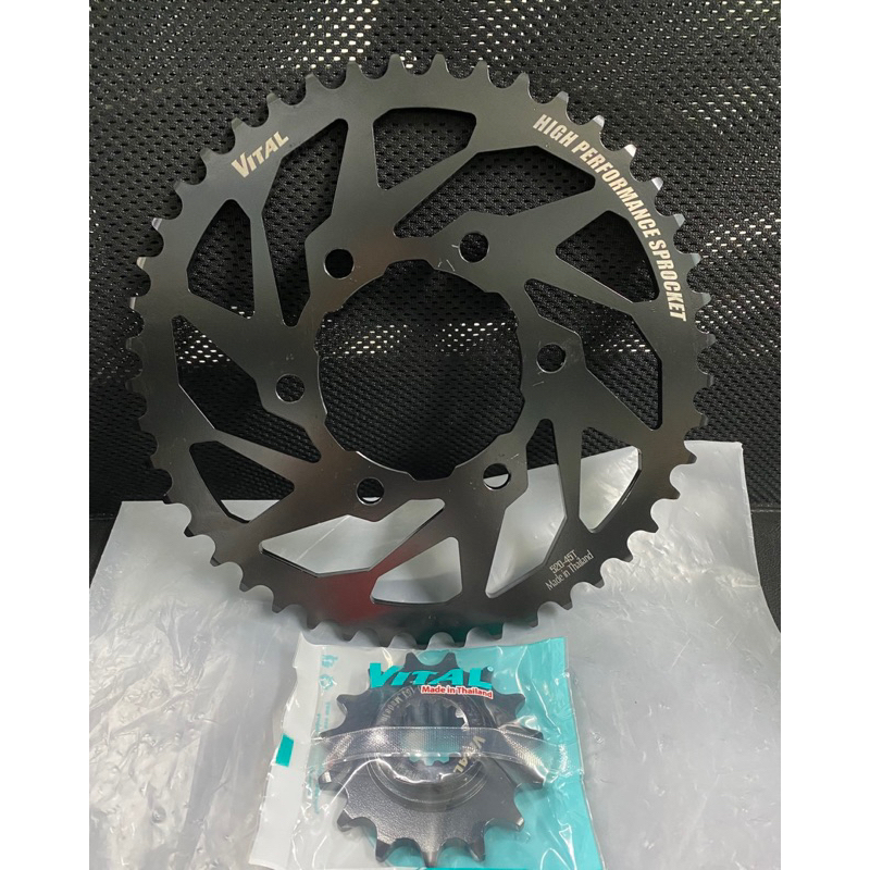 Nhông Dĩa kawasaki Er6n Versys650 Z650 Ninja 650 Nhông 15T Dĩa 45T 46T Sên Phốt Cao Su Chuẩn 520 ...