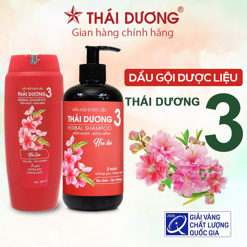 Dầu Gội Dược Liệu Thái Dương 3 Hương Hoa Lá Sao Thái Dương | Shopee Việt Nam