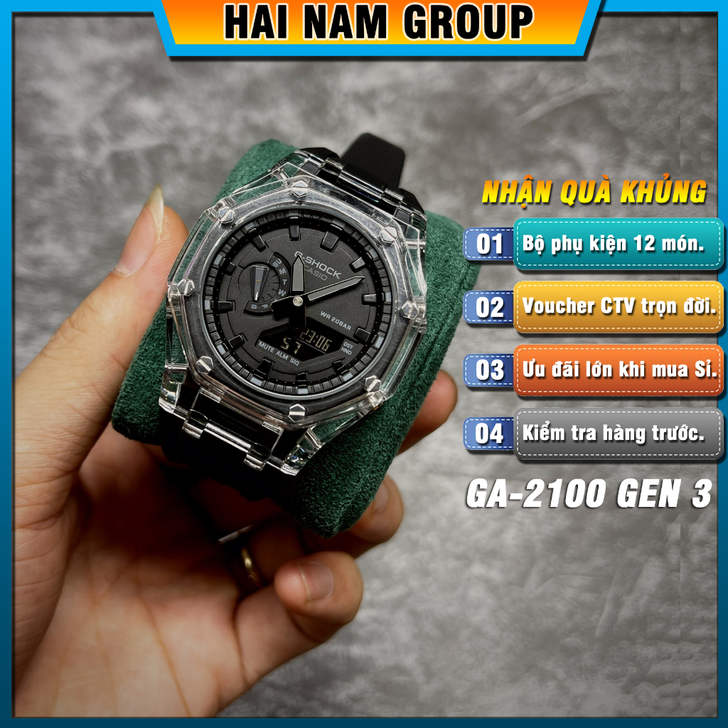 Đồng hồ nam G-SHOCK GA 2100 Custom AP Gen 3 | GA-2100 HNG3013 | Shopee ...