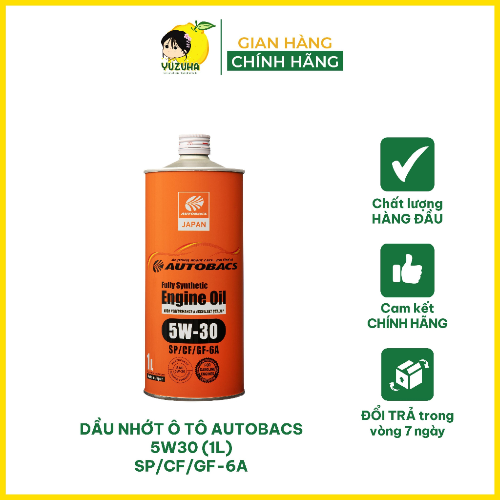 Dầu nhớt ôtô AUTOBACS 5W30 SP/CF/GF-6A (1L) | Shopee Việt Nam