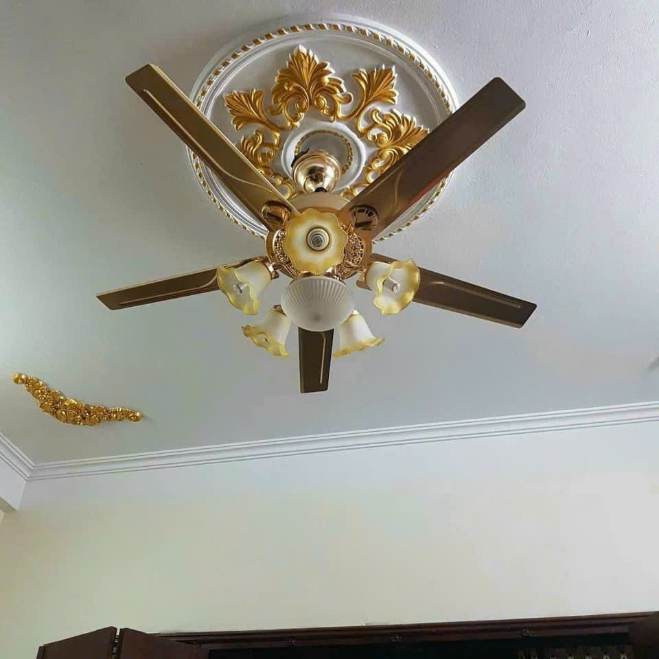 Quạt trần 5 cánh, mã 9036, lõi đồng, động cơ DC, có đèn 3 màu, có điều ...