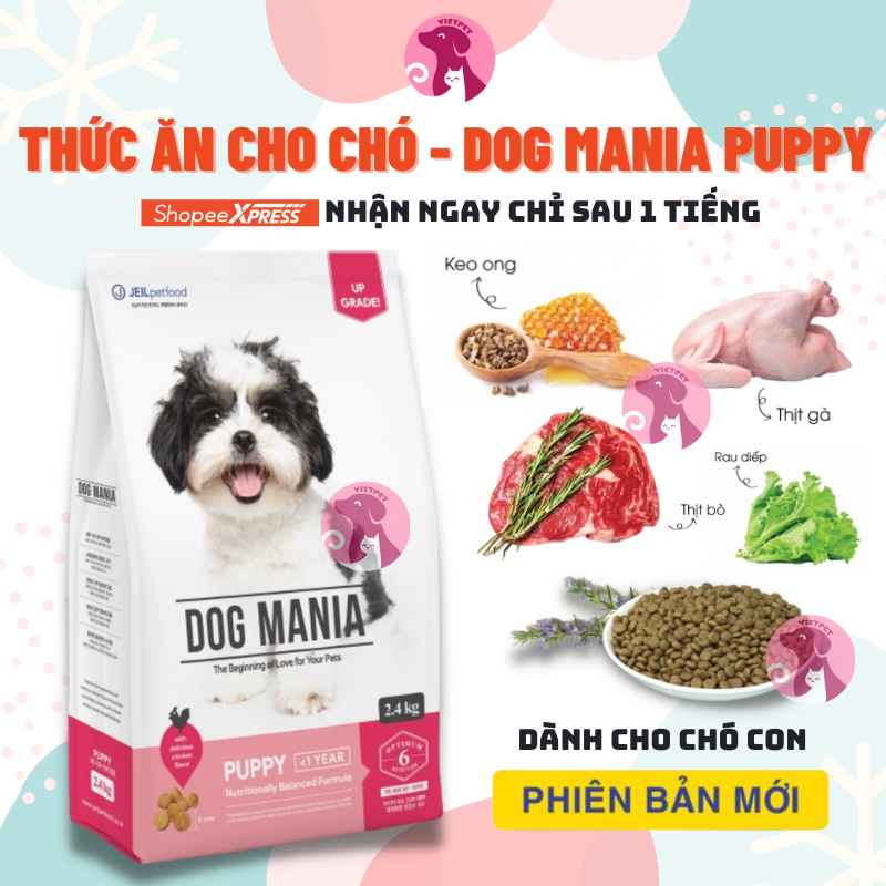 [SALE LỚN] THỨC ĂN HẠT CHO CHÓ NHỎ - DOG MANIA PUPPY (HÀN QUỐC) (Thức ...