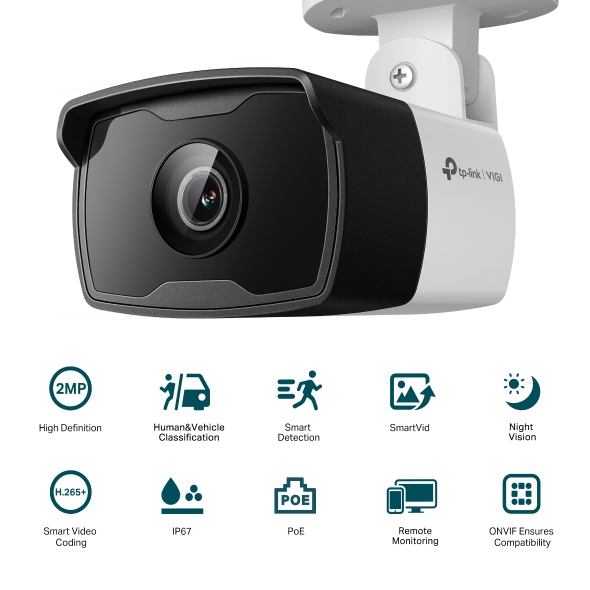 [Hỏa Tốc HCM] Camera IP TP-Link VIGI C320I 2MP Hỗ Trợ Hồng Ngoại Ngoài ...
