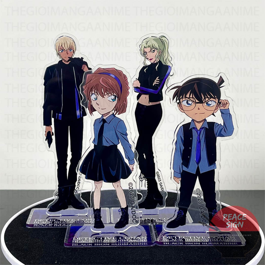 Standee DETECTIVE CONAN Movie 26 mô hình TÀU NGẦM SẮT MÀU ĐEN Thám Tử ...