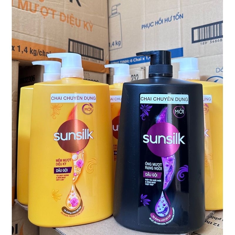 Dầu Gội Sunsilk 1,4kg Đen Và Vàng | Shopee Việt Nam
