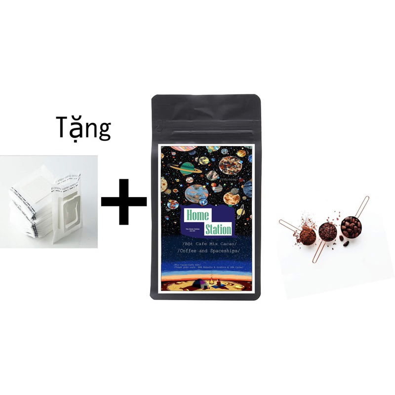 Bột cafe mix cacao nguyên chất - Home Coffee | Shopee Việt Nam