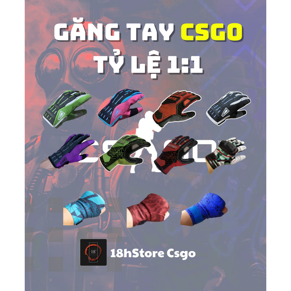 Găng tay thể thao mô phỏng cosplay trò chơi CSGO CS2 | Shopee Việt Nam