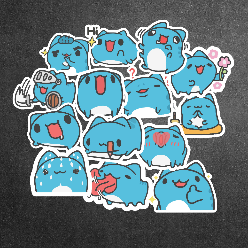 Sticker Capoo Meme ️FREESHIP ️ Sticker Capoo Meme Hình Dán Laptop, Điện ...