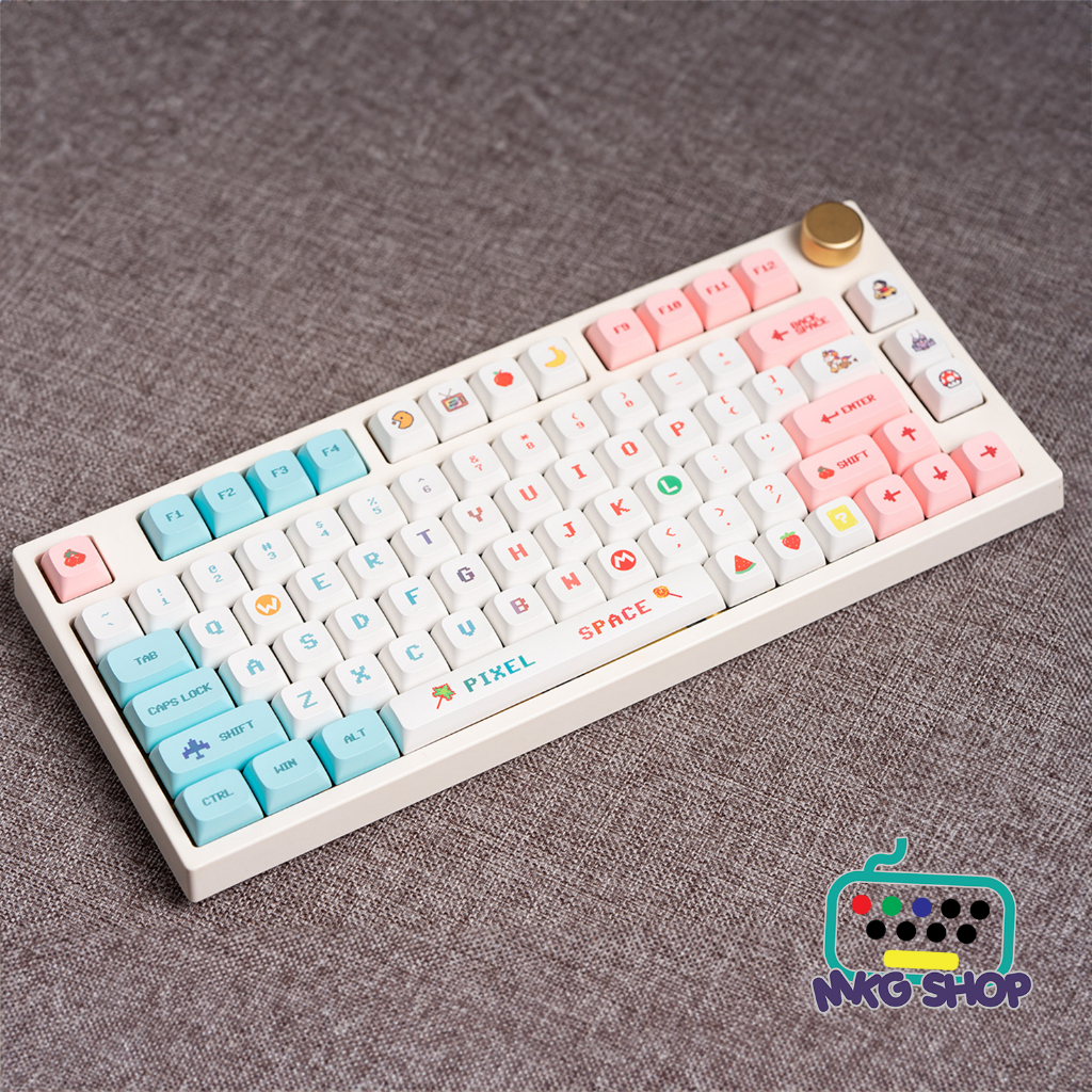 [KEYCAP] Pixel XDA profile, PBT in nhiệt cực rẻ, 125 nút bàn phím cơ | Shopee Việt Nam
