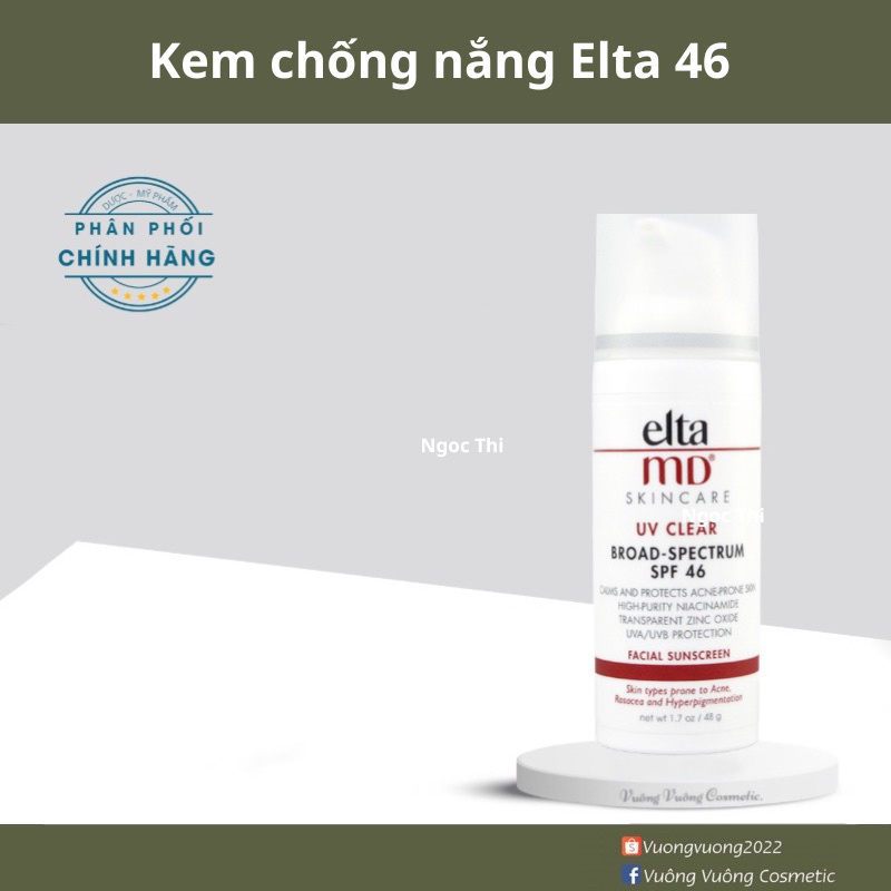 Kem Chống Nắng Elta MD UV Clear Broad-Spectrum SPF 46 Eltamd (dmp) | Shopee Việt Nam