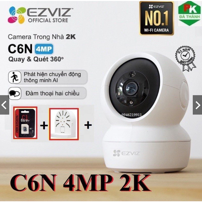 Camera Ezviz C6N 4MP 2K chính hãng | Shopee Việt Nam