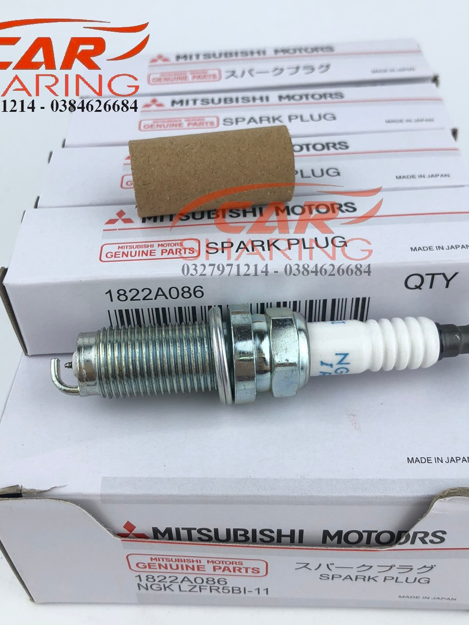 Bộ 4 cái bugi mitsubishi chân kim (Xpander/ Mirage/ Attrage/ Grandis ...