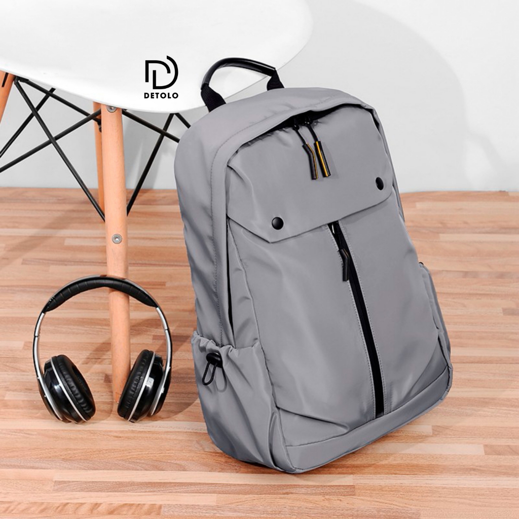 Balo nam nữ DETOLO đựng laptop 14 15,6" kiểu dáng công sở nhỏ gọn, túi đi làm, đi học cho học ...