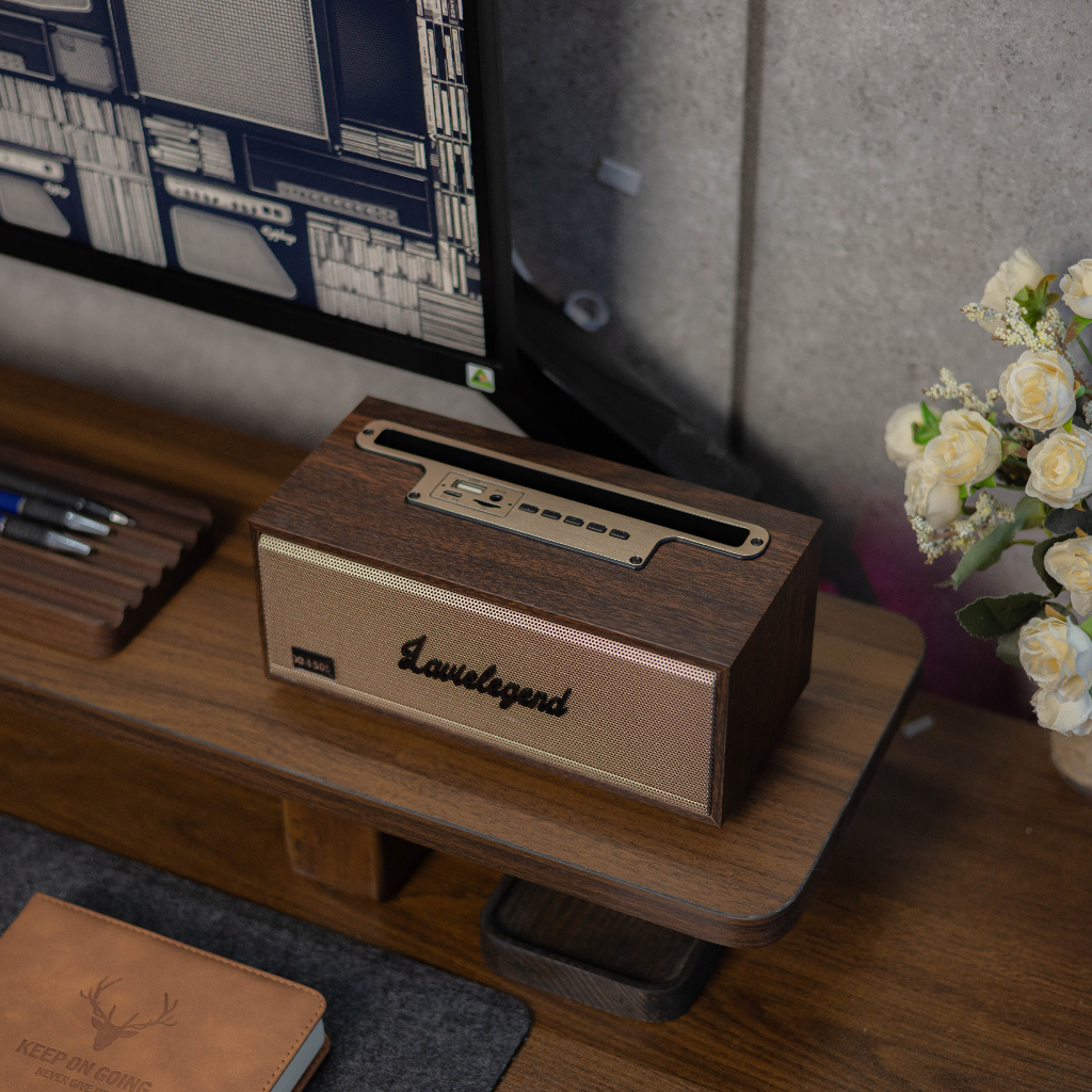 Loa Bluetooth Không Dây Để Bàn Phong Cách Vintage Cho Điện Thoại, Máy ...