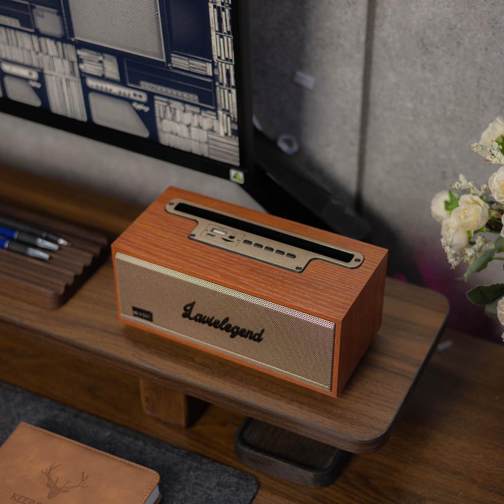 Loa Bluetooth Không Dây Để Bàn Phong Cách Vintage Cho Điện Thoại, Máy ...