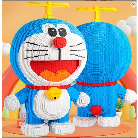 Lego doremon nhiều kích thước - Mô hình lắp ráp Doraemon 60cm, mon 65cm ...