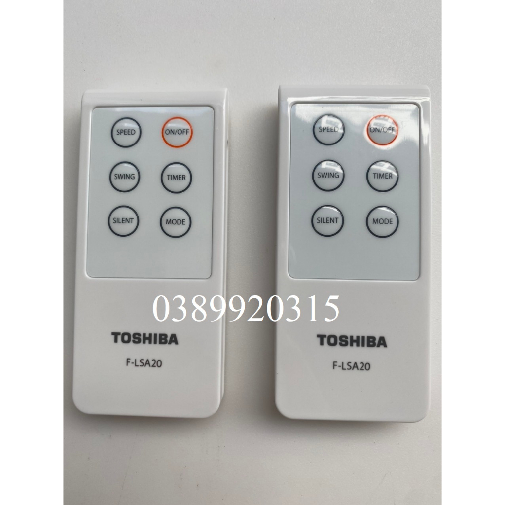 CHÍNH HÃNG Remote điều khiển quạt Toshiba F-LSA20 | Shopee Việt Nam