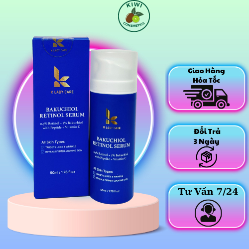 Serum Retinol bakuchiol 2% K Lady Care 50ml - Chống Lão Hóa,Tái Tạo Da,Giảm Mụn | Shopee Việt Nam