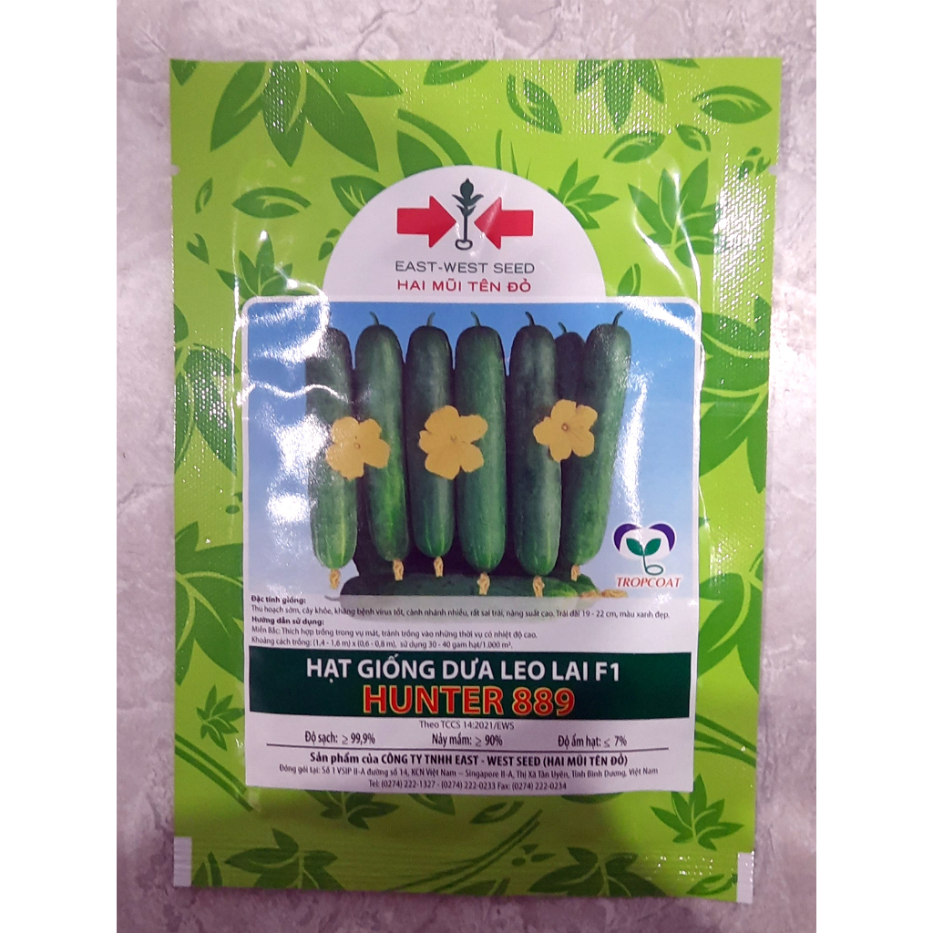 Hạt giống dưa leo lai F1 Hunter 889 2 mũi tên đỏ 10gr | Shopee Việt Nam